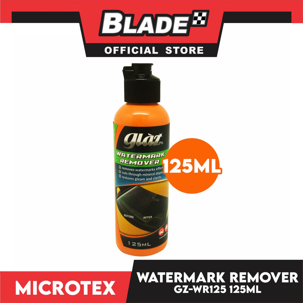 Microtex Glaz Watermark Remover GZ-WR125 125mL | Shopee Philippines