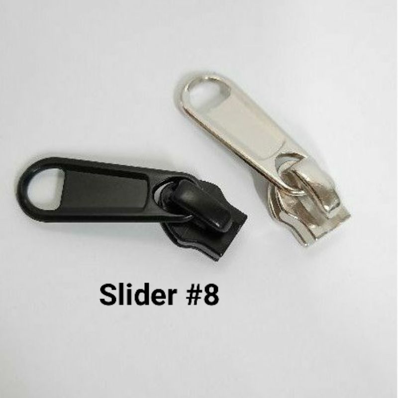 1 piece heavy duty slider for zipper number 8 | Shopee Philippines