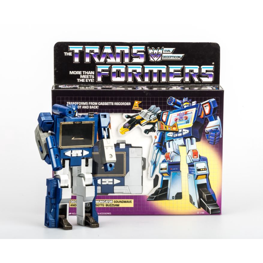 Transformers G1 Reissue Soundwave with Buzzaw Brand New Toy Action ...