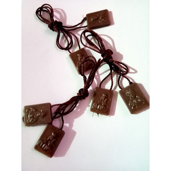 Blessed brown scapular of Mt.Carmel 3 pcs. per pak | Shopee Philippines