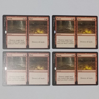 MTG Card BOOM // BUST Magic the Gathering Trading Card Game Red ...