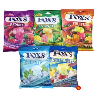 Fox's Crystal Clear Candy (Mints, Berries, Spring Tea, Fruits, Fruity Mints) 90g / 125g | Shopee ...