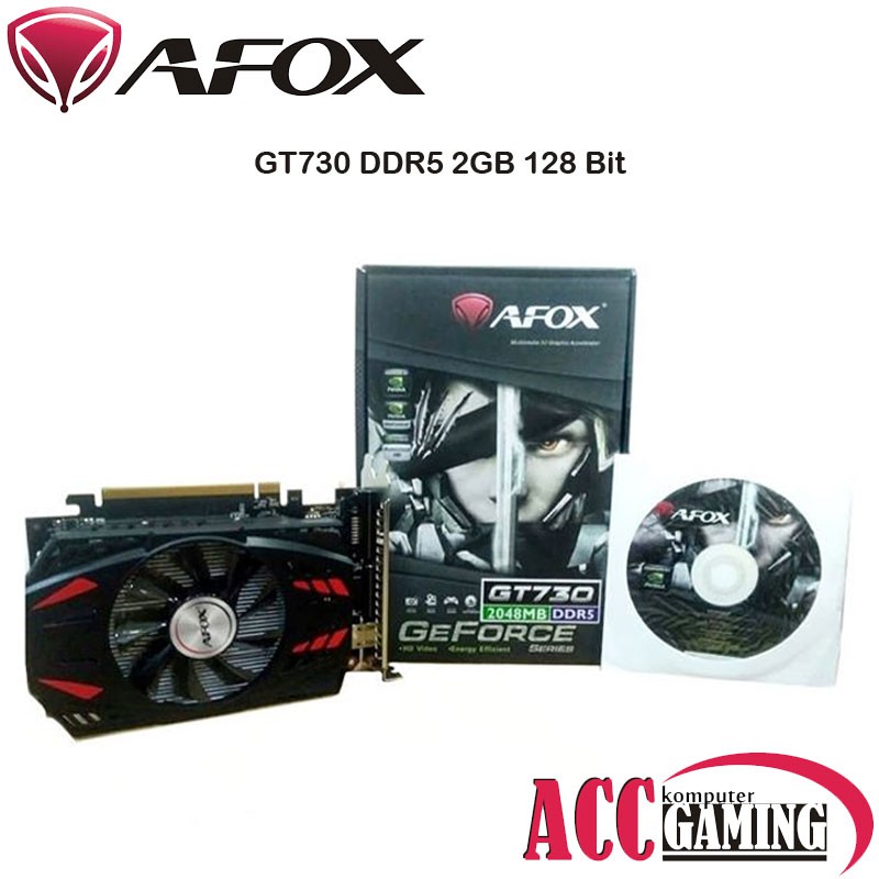 NVIDIA GeForce AFOX GT 730 GT730 4GB DDR5 128 Bits Video Card GB ...