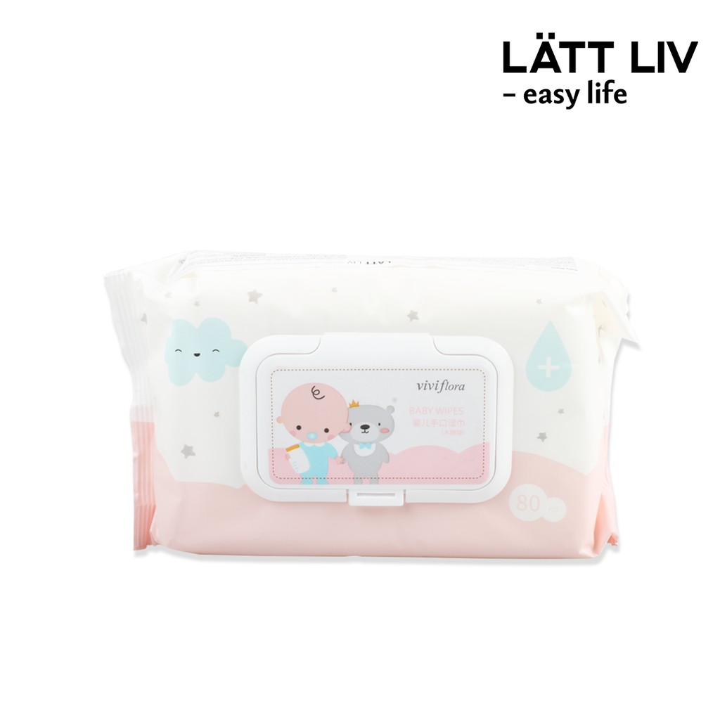LATT LIV Baby Wipes - 80 pcs | Shopee Philippines