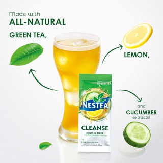 NESTEA Cleanse Lemon Cucumber Powdered Green Tea with Fiber 250ml ...