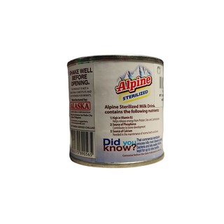 Alpine Sterilized Milk Can 155ml | Shopee Philippines
