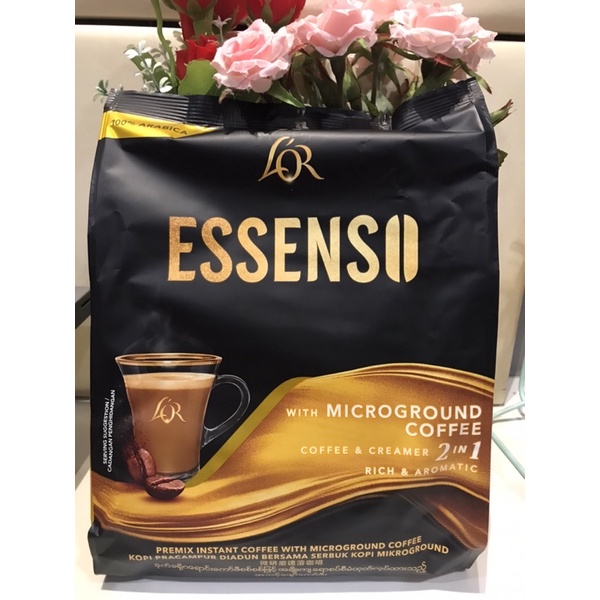 LOR Essenso Microground Coffee 2in1 Coffee Beans 20 sachets x 16g (320g ...