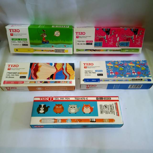 Tizo 0.5mm Tizo Gel Pen 0.5 mm | Shopee Philippines