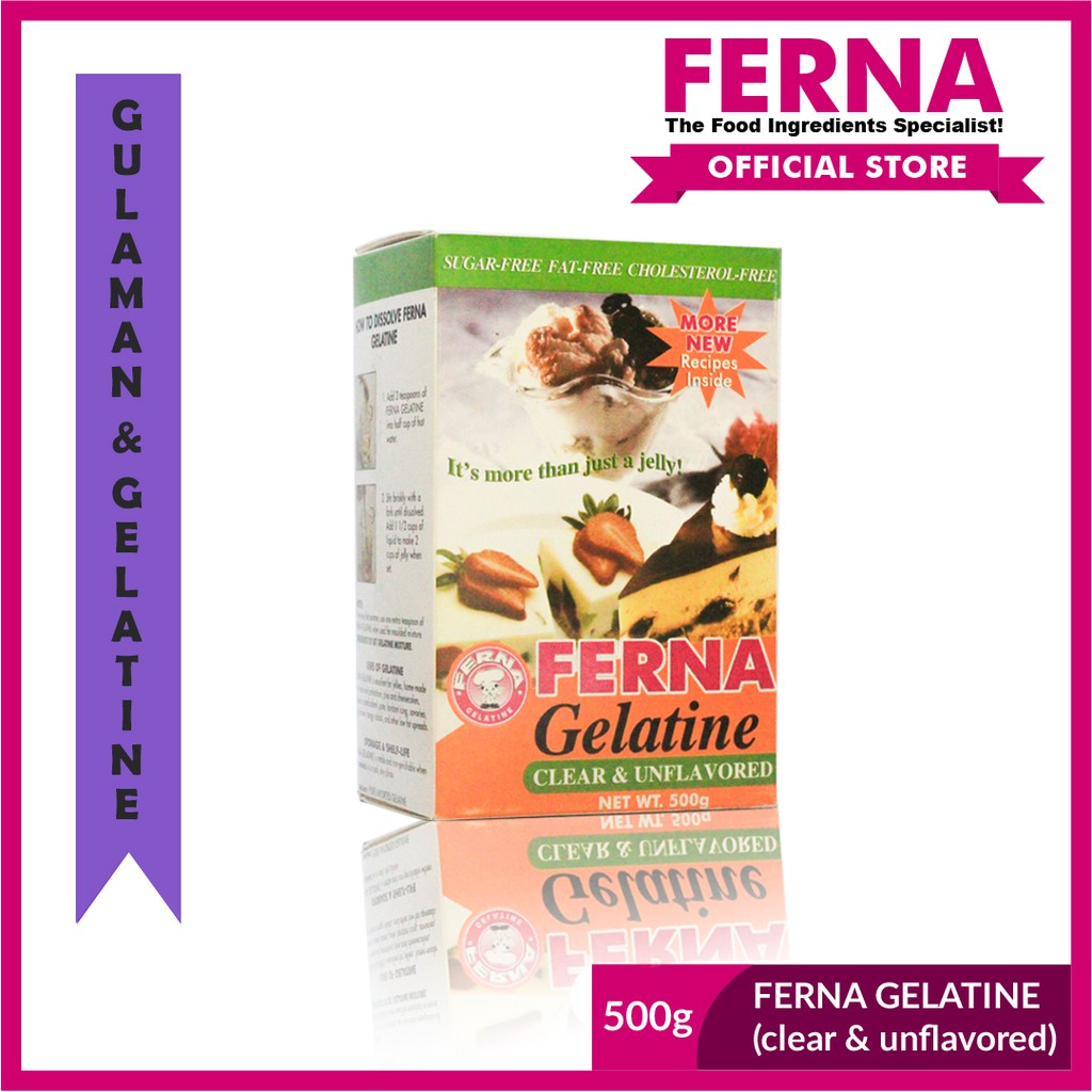 Ferna Unflavored Gelatine 500g | Shopee Philippines
