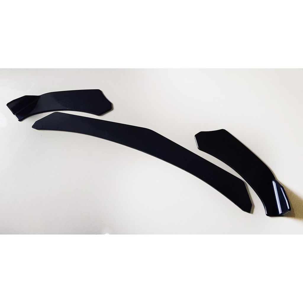 Universal Front Diffuser For Hatchback Cars (Black) | Shopee Philippines