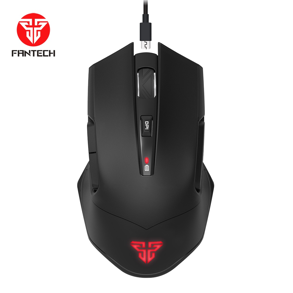 Fantech WGC1 Edition Venom ll 2.4HZ With RGB Lighting Effect Wireless ...