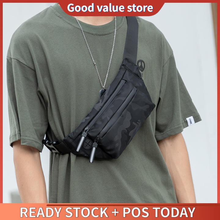 Small Size Multi Function Chest Bag Waist Pouch Cross Body Bag Sling ...