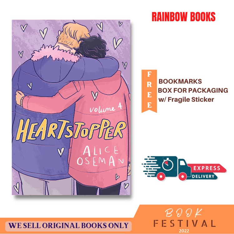 Heartstopper Volume 4 by Alice Oseman (ORIGINAL) | Shopee Philippines