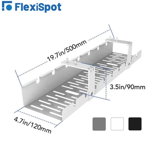 FlexiSpot WT2 Cable Management Tray with Cooling Design Fire Proof ...