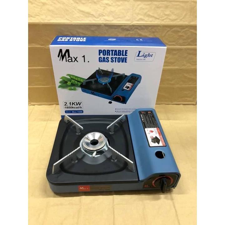 Blue Color Butane Cooking Stove Electric Ignition For