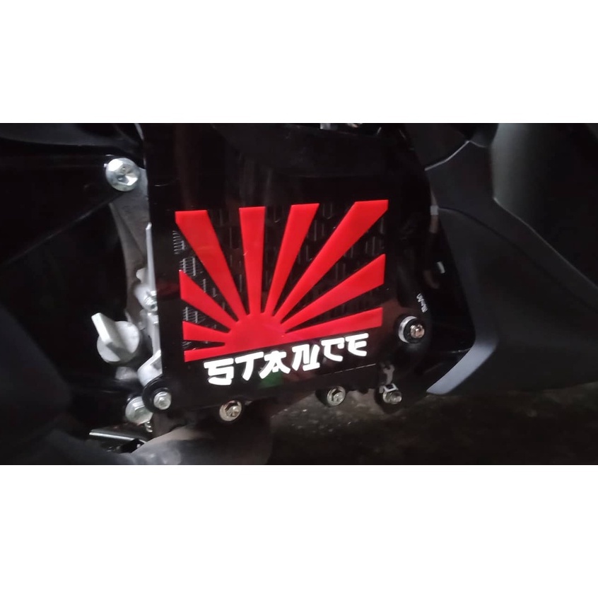 stance radiator cover for nmax v1/v2 aerox v1/v2 honda click with bolts ...