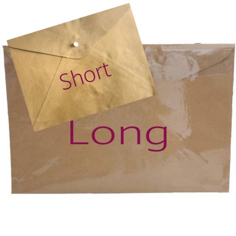 Plastic Envelope With Brown Envelope" Sold Per pack"(1pack 10pcs ...
