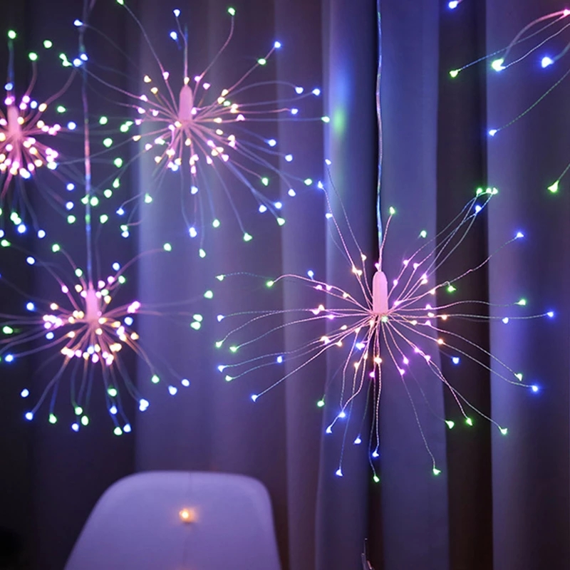 Flashing Modes Fireworks LED Curtain String Light /Firework Lights ...