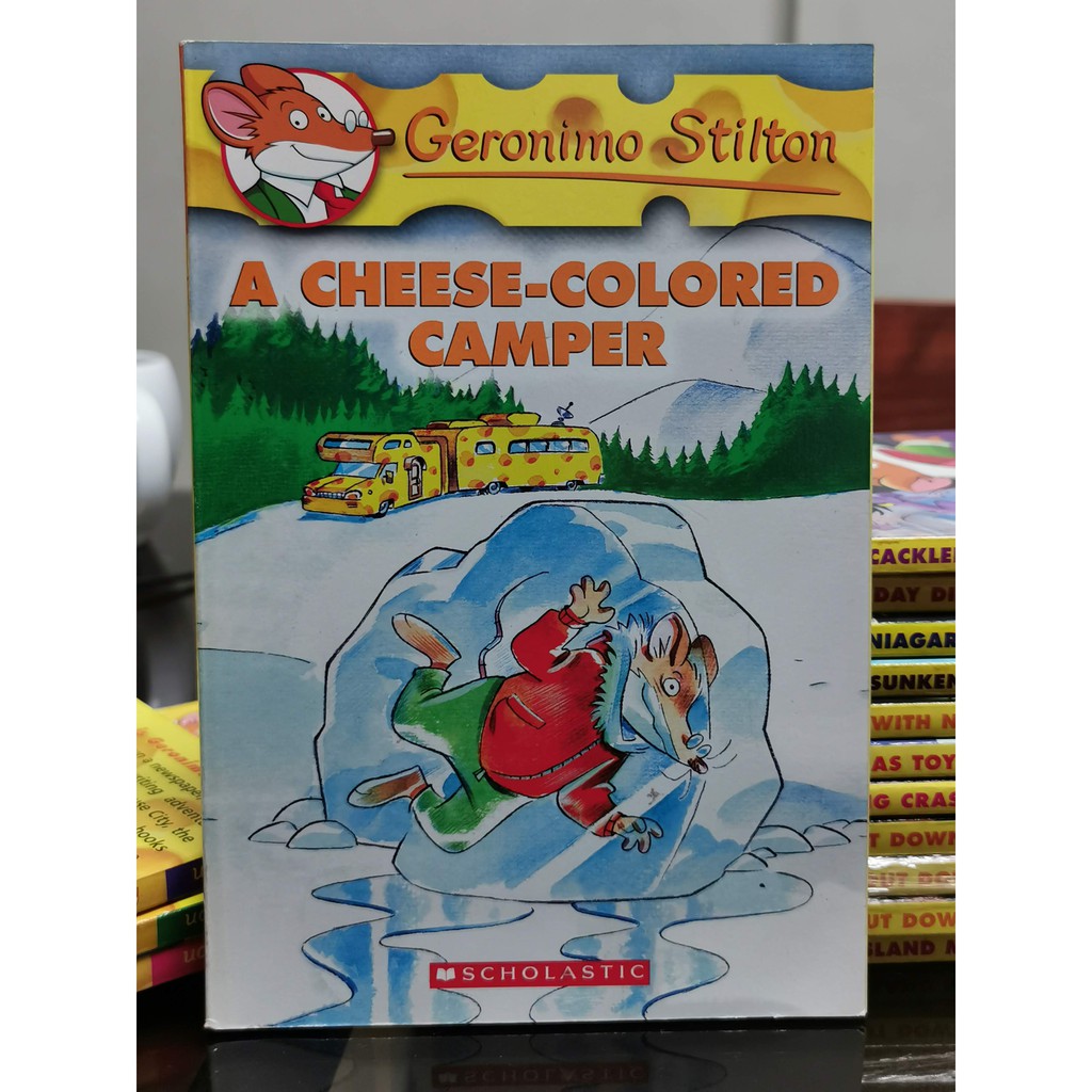 Geronimo Stilton #16 A CHEESE-COLORED CAMPER (pre loved) | Shopee ...