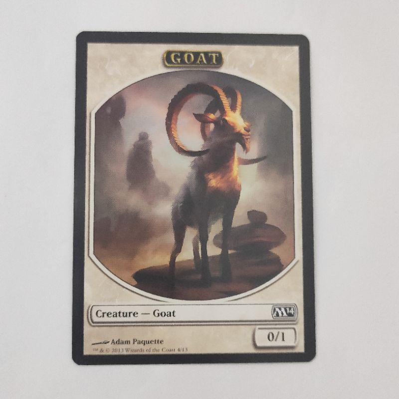 MTG Card GOAT Token Magic the Gathering Trading Card Game Token ...