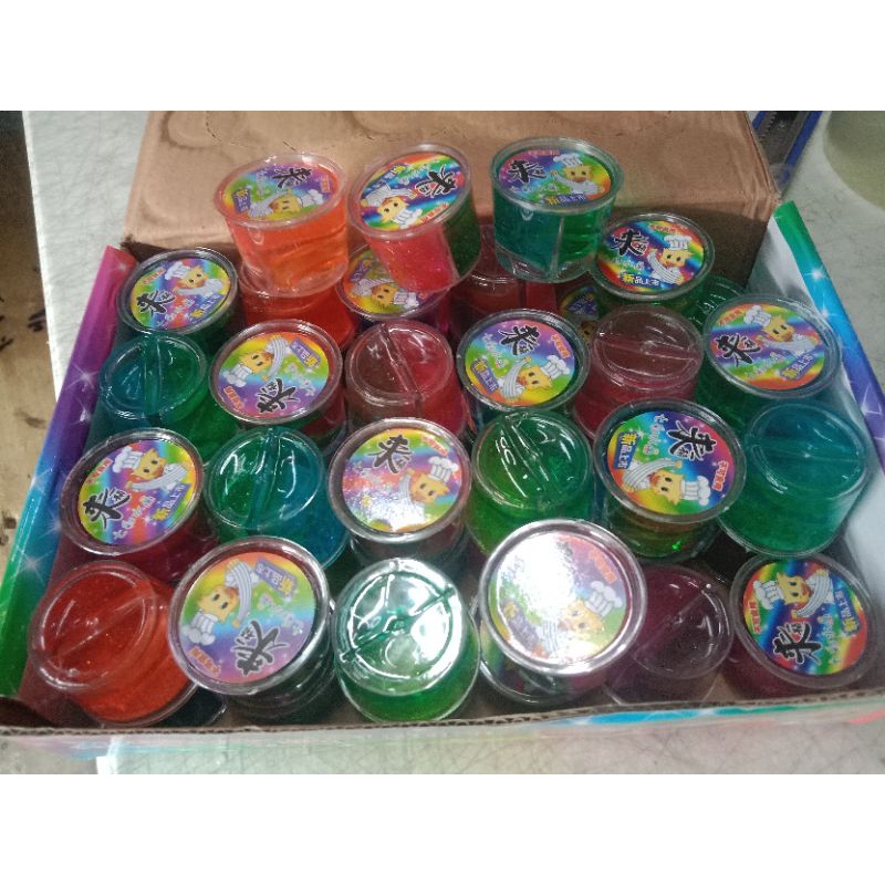 Colorful Slime 2-1 with glitter 48pcs | box Lootbag Filler, Paninda ...