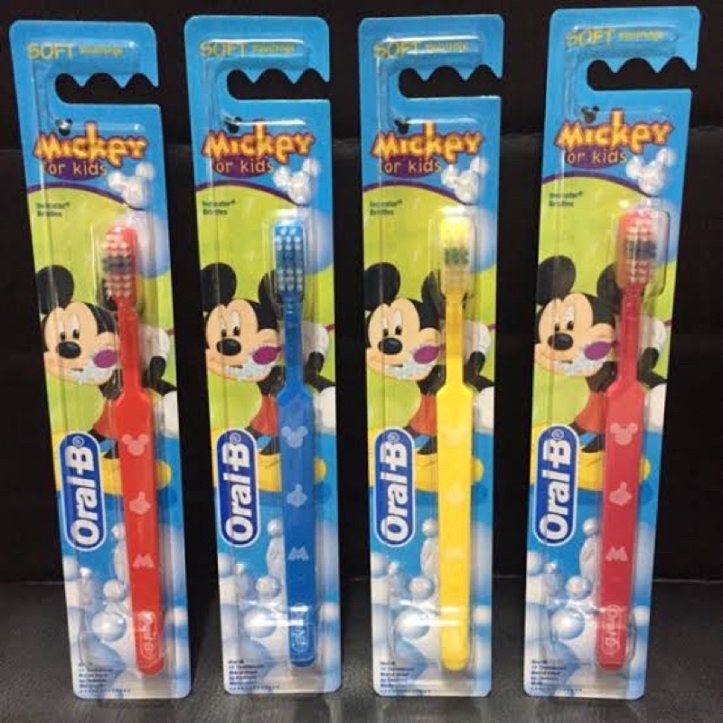Oral-B Mickey Toothbrush for Kids - 2-7 years old | Shopee Philippines