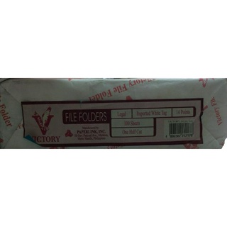 FILE FOLDER WHITE Long 100 pcs 11points | Shopee Philippines