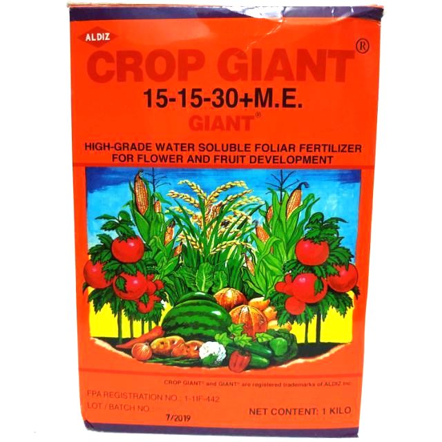 CROP GIANT FOLIAR FERTILIZER 100℅ SOLUBLE | Shopee Philippines