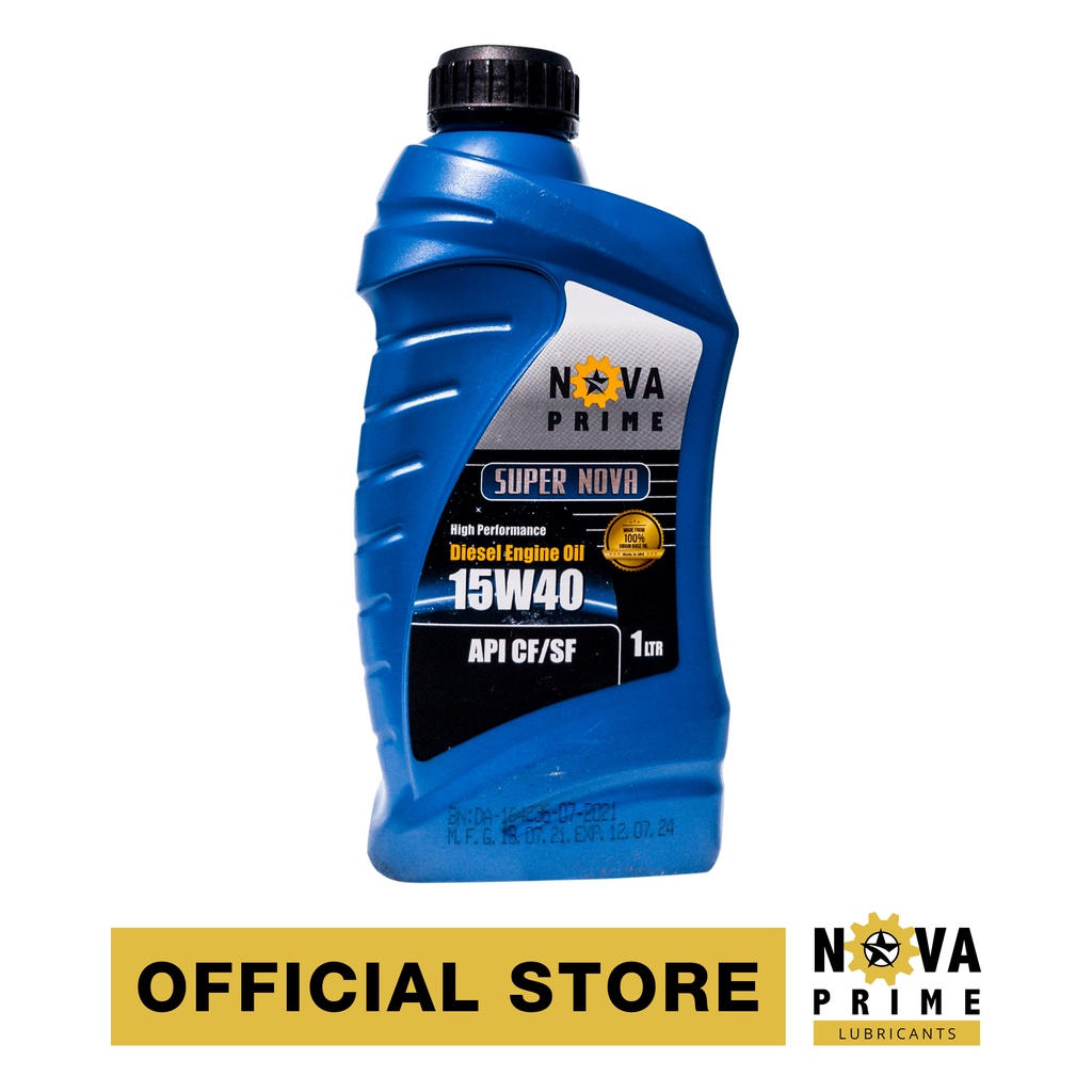 Nova Prime Super Nova CF/SF Engine Oil 1L | Shopee Philippines