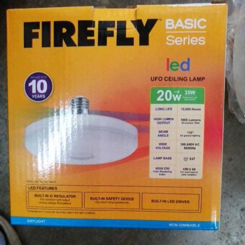firefly led UFO ceiling lamp /led frisbee lamp, E27 base, 20w & 15w ...