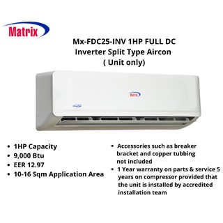 matrix aircon - Best Prices and Online Promos - Feb 2023 | Shopee ...
