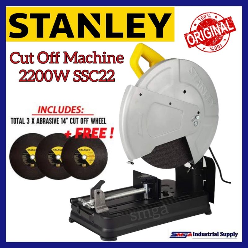 Stanley SSC22 14-inch Cut Off Saw Machine (2200W) with FREE 3pcs ...