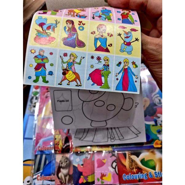 20PCS COLORING & STICKER BOOK | Shopee Philippines