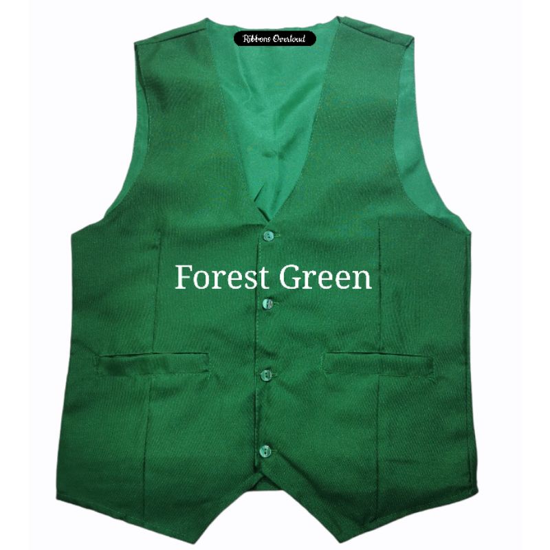 Forest Green Vest for Men (slim fit) | Shopee Philippines
