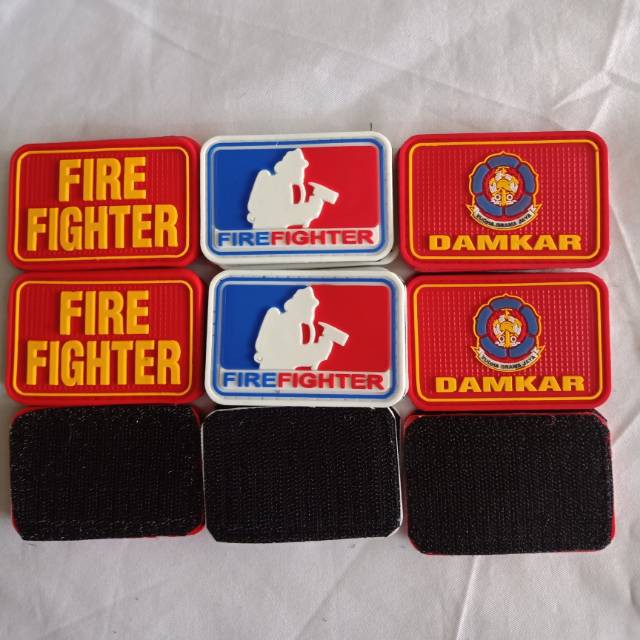 Rubber patch / firefighter logo / yudha brama jaya, fire fighter ...