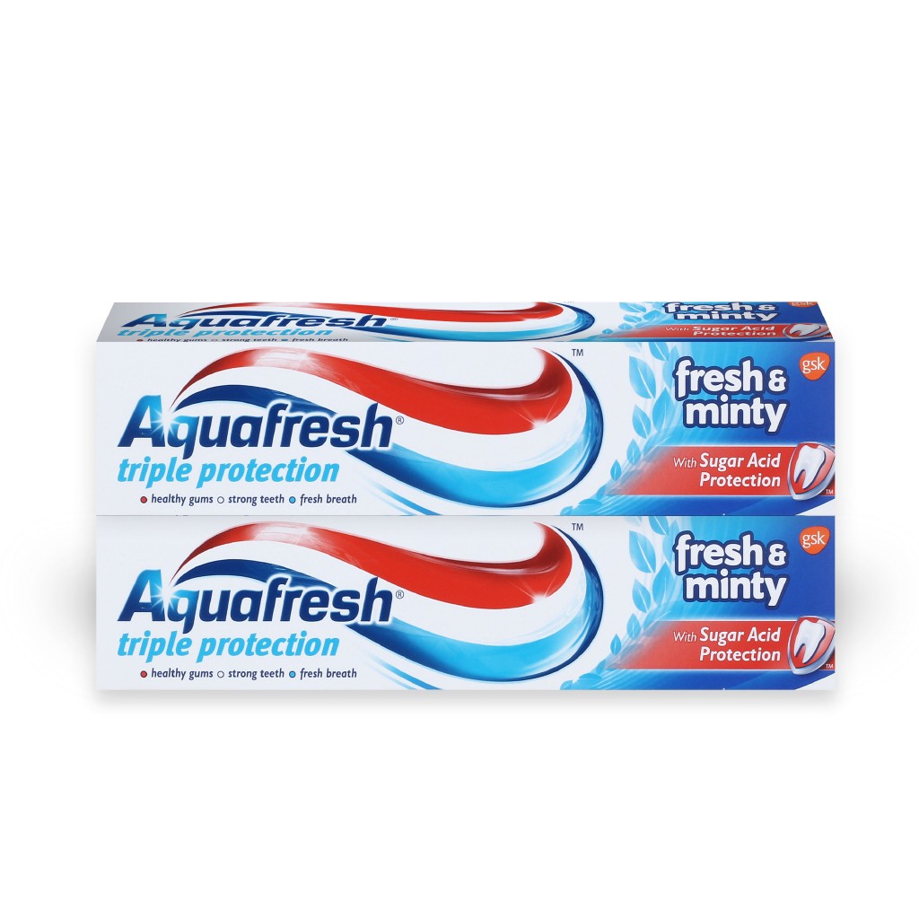 Aquafresh Fresh and Minty Toothpaste 100ml Twin Pack | Shopee Philippines