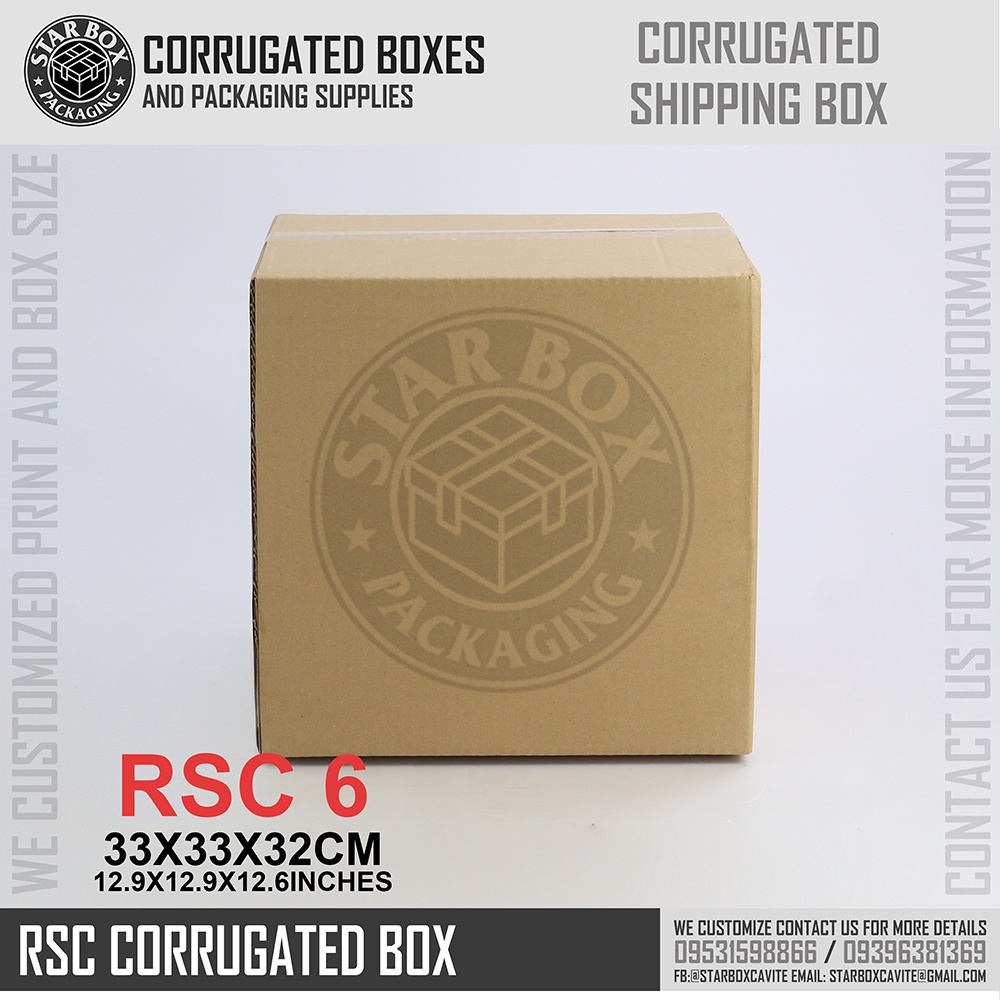 Brown Kraft Corrugated RSC Box Single Wall | Shopee Philippines