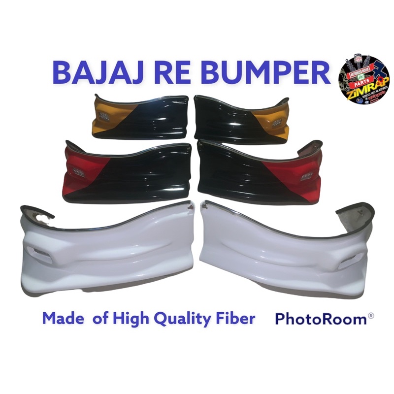 FRONT BUMPER FOR BAJAJ RE / MAXIMA Z HIGH QUALITY FIBER | Shopee ...