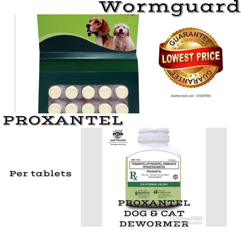 WORMGUARD SOLD PER TABLET DOG DEWORMER | Shopee Philippines