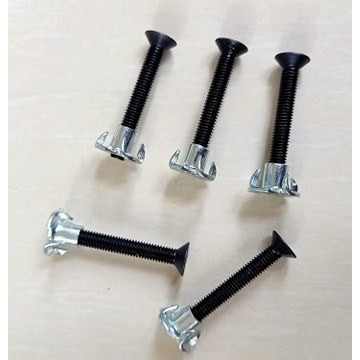 Speaker box T nut Bolt Screw Speaker Box Accessories Black Counter Sunk ...
