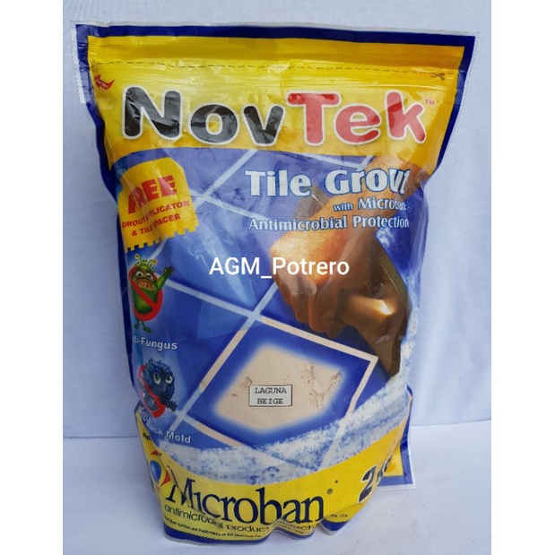 NOVTEK TILE GROUT LAGUNA BEIGE ( 2 Kg PER PACK ) | Shopee Philippines