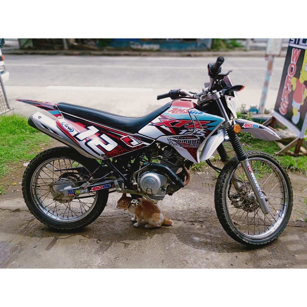 YAMAHA XTZ 125 (FULL DECALS SET) | Shopee Philippines