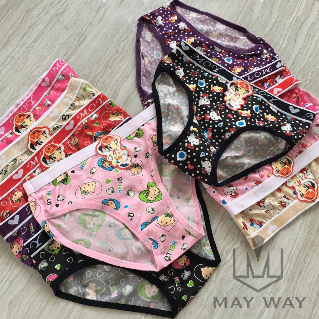 12 Pcs Hello Kitty Panty Underwear Shopee Philippines