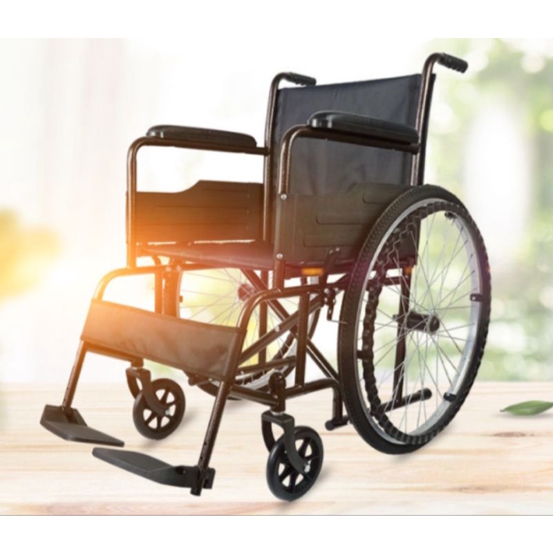 wheelchair for adult (foldable heavy duty) | Shopee Philippines