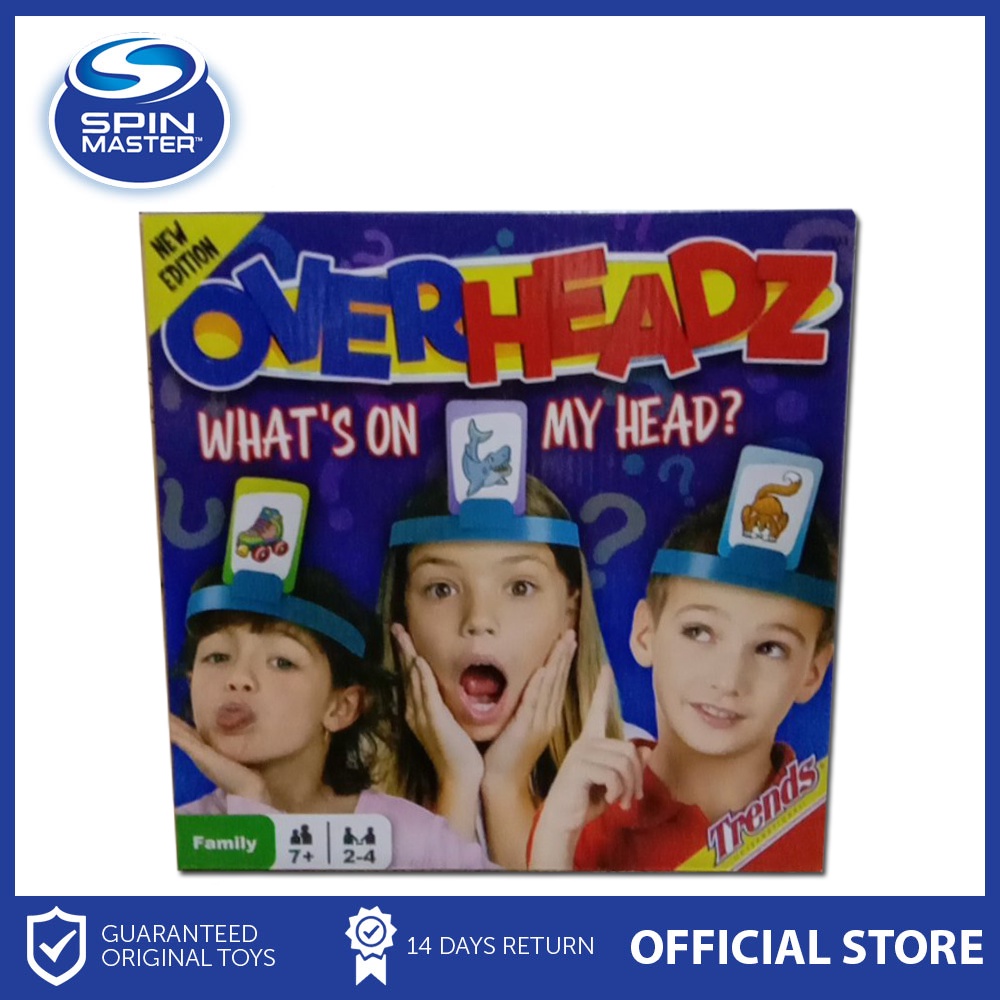 Spin Master Games Over Headz Kids Family Game, Toys for Kids | Shopee ...