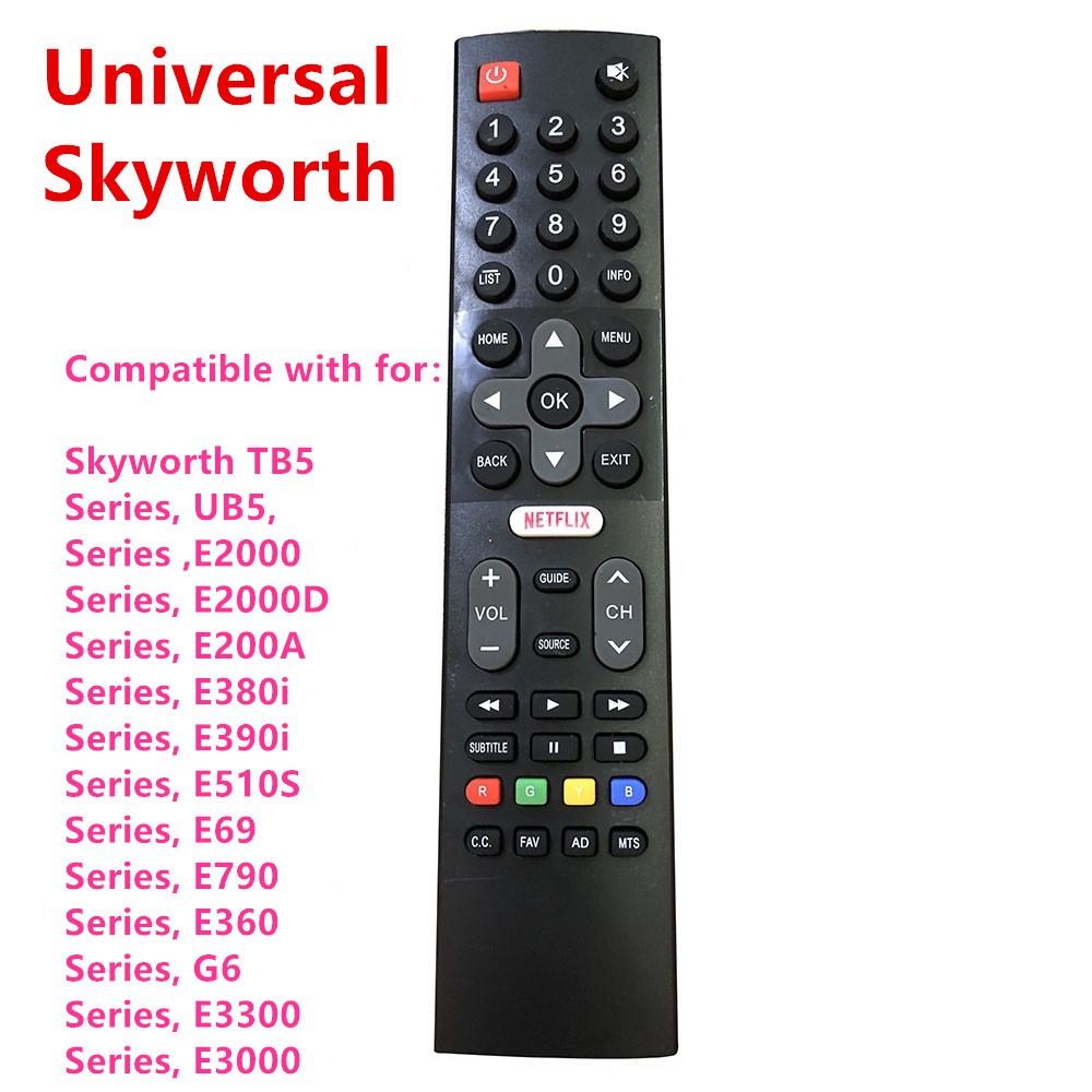 Universal Skyworth 539C-266720-W010 Smart Remote for Skyworth TV which ... Universal Skyworth 539C-266720-W010 Smart Remote for Skyworth TV which ...