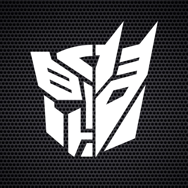 Autobot / Decepticons combined logo cutout vinyl sticker | Shopee ...