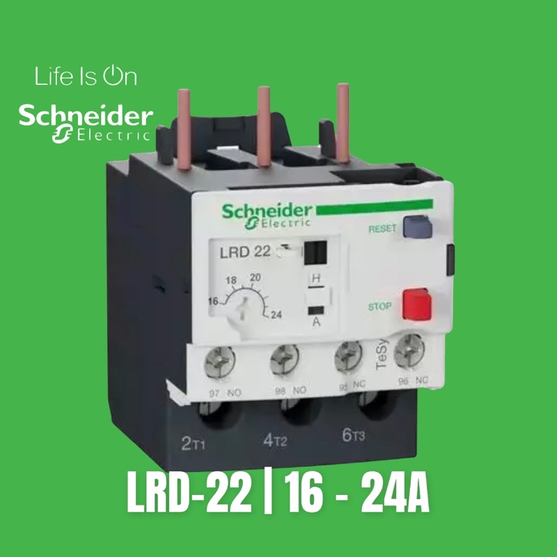 Schneider LRD-22 16-24A OLR | Overload Relay | SK Electrical Supply ...