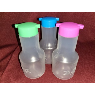 set of 3pcs. labeled dispenser - toyo suka patis / condiments bottle ...