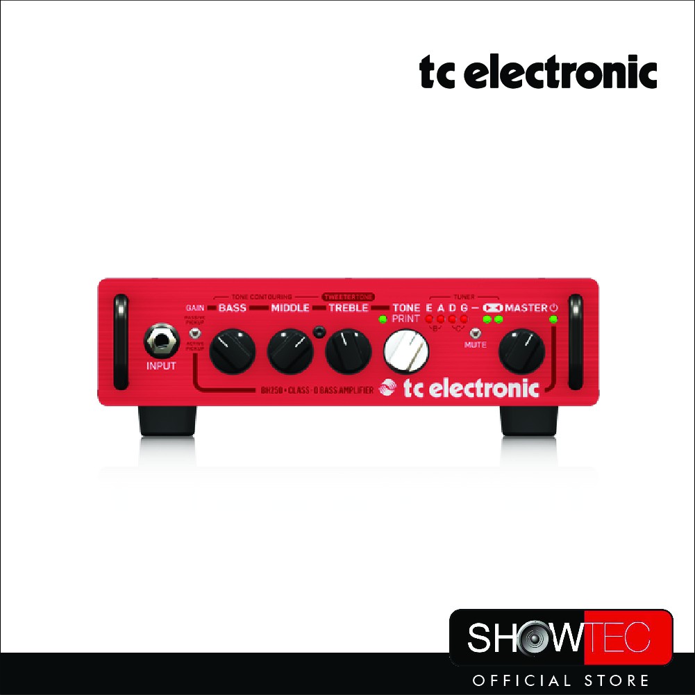 TC Electronic BH250 250 Watt Micro Bass Head with TonePrint EffectsIntegrated Tuner Bass ...